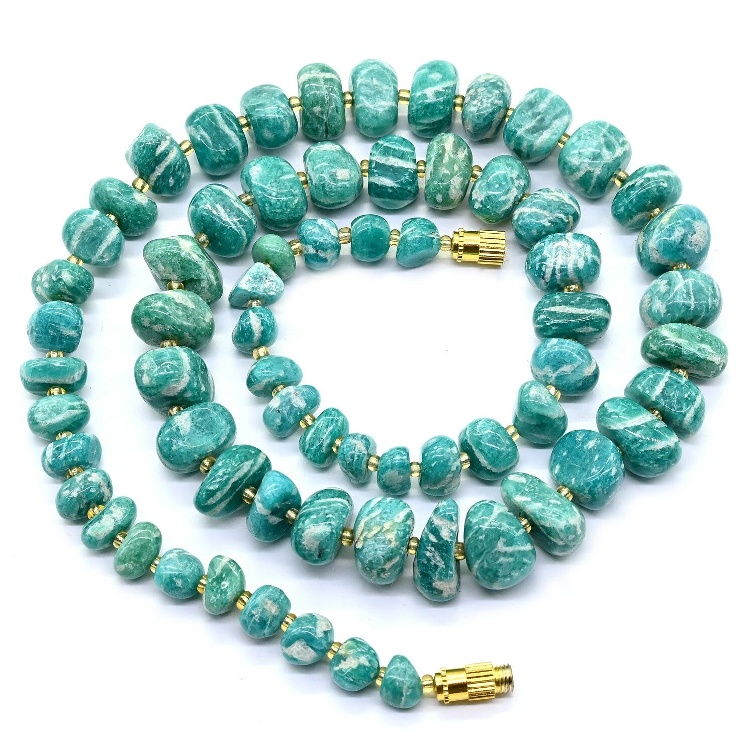 Бусы, амазонит