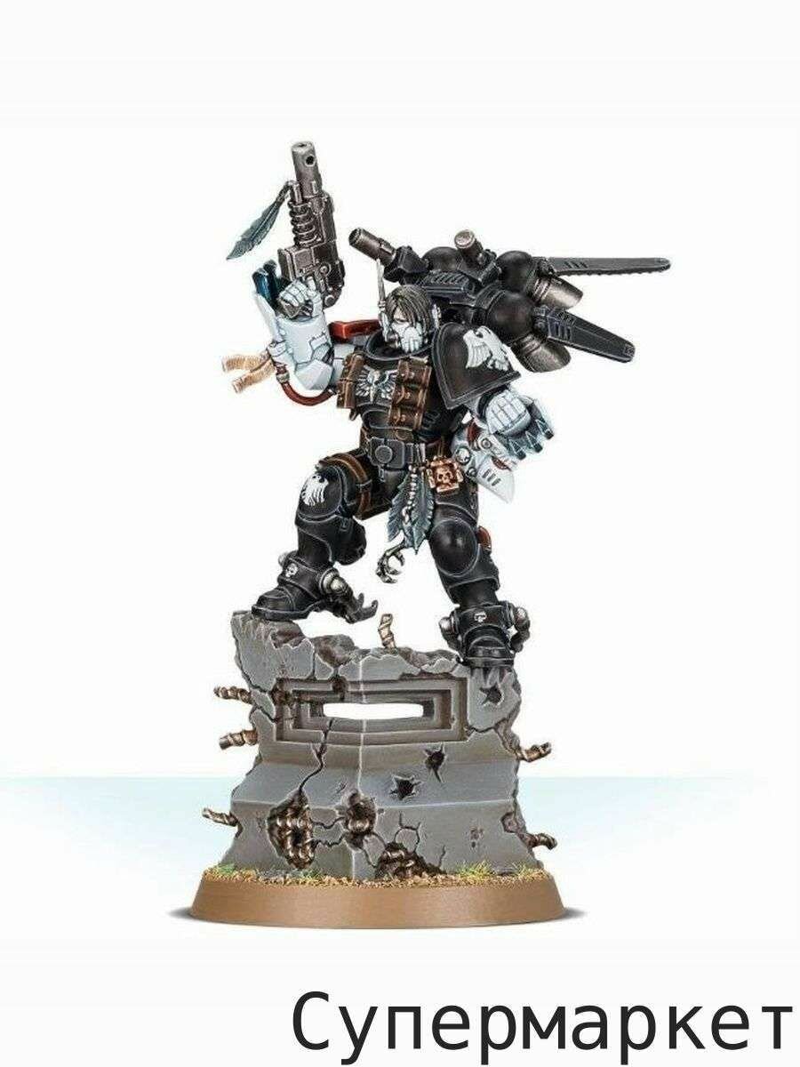 Смола миниатюра Кайваан Шрайк (Kayvaan Shrike) Гвардия Ворона Warhammer 40000 / Вархаммер 40к Космодесант