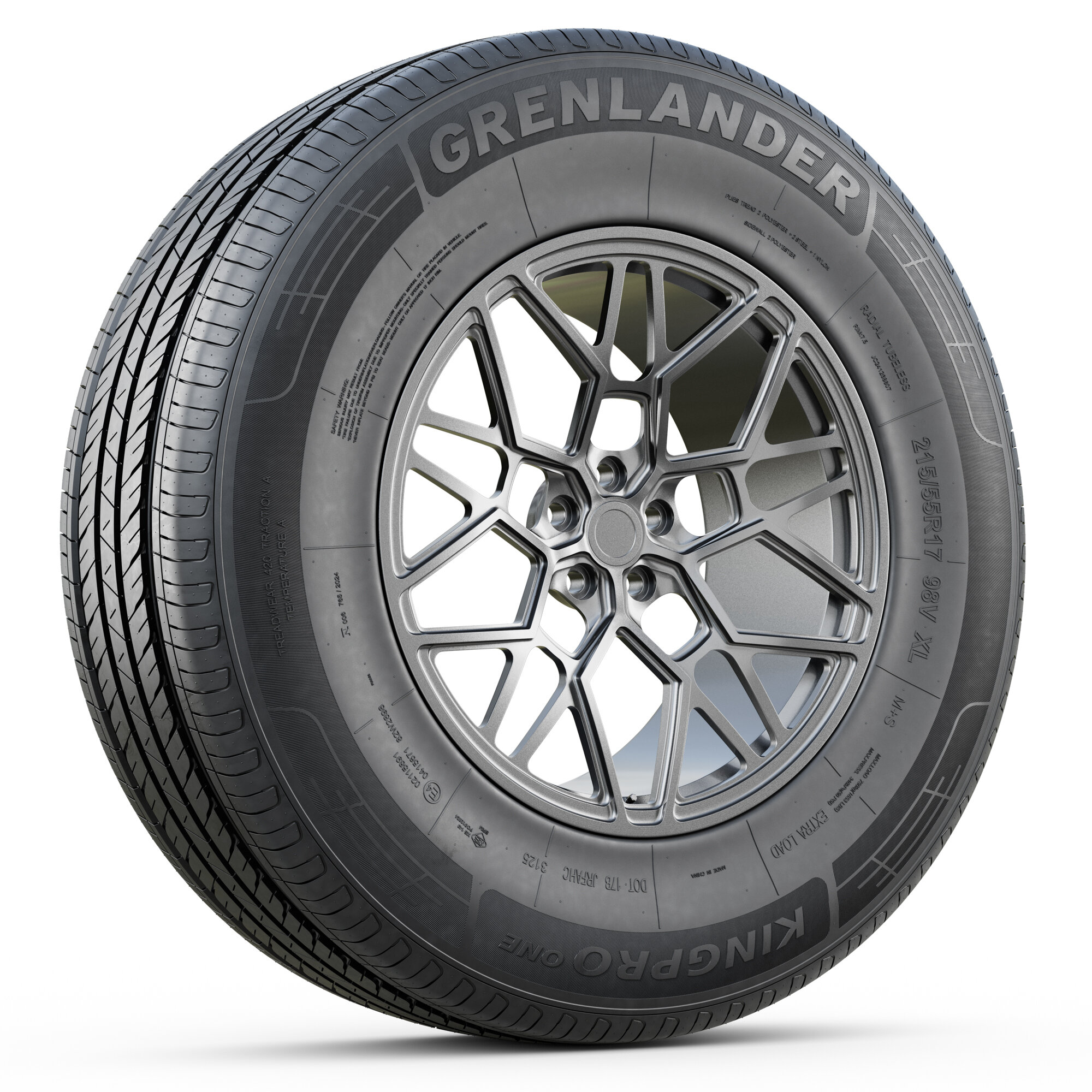 Летние шины Grenlander Kingpro One 155/65 R13 73T для легковых автомобилей — фото 1