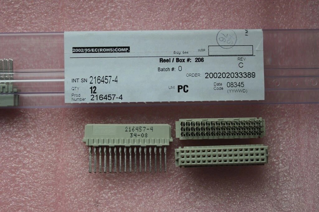 5 шт 216457-4 Разъем системной платы 8P. IEC-C FEM.CONN.