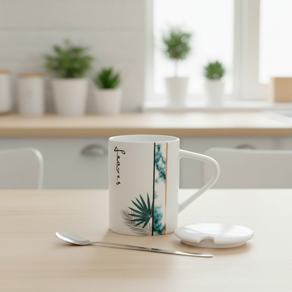 Кружка Листья MUG-282/4 Art East Россия Керамика