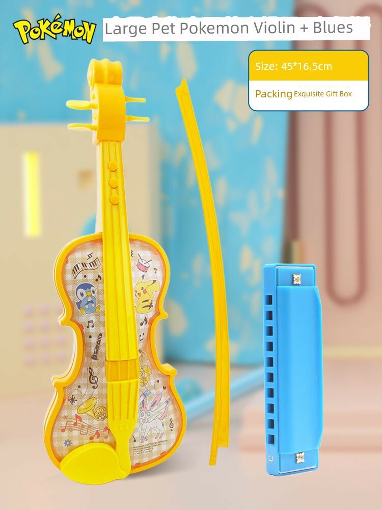 Детская игрушка-скрипка Disney, музыкальный инструмент для начинающих, музыкальная игрушка для развития ребенка,