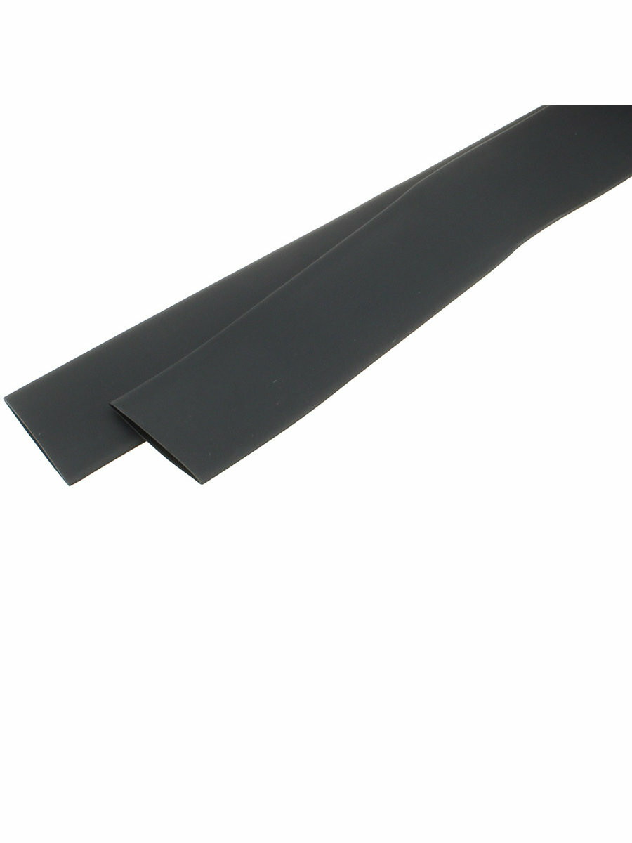 Трубка термоусадочная d10.0мм L1000мм, черная, длина 1 метр, 2:1