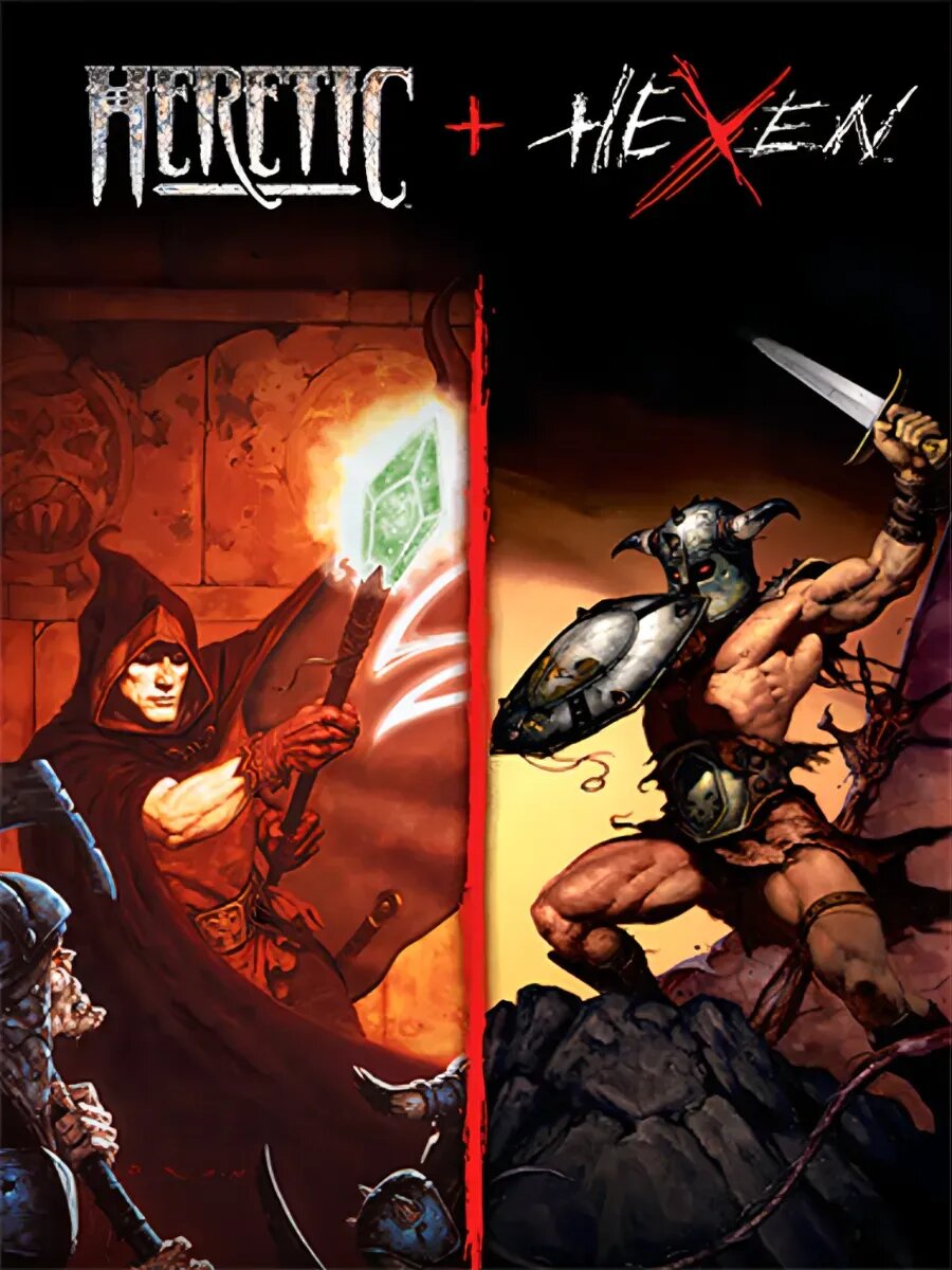Heretic + Hexen, игра для ПК (на флешке USB)