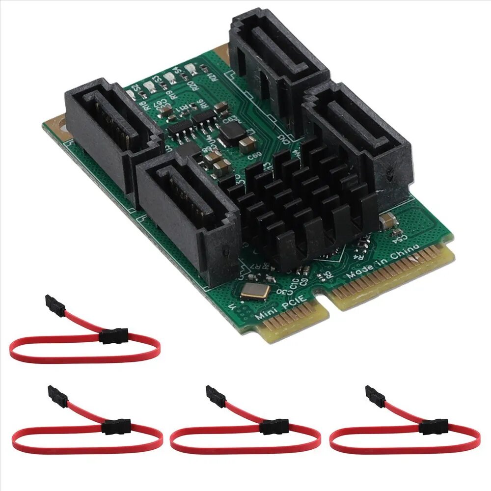 Адаптер расширения PCIe на SATA