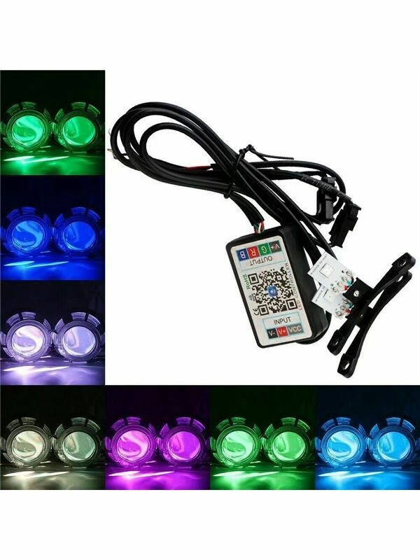 Светодиодная подсветка линз Icomroad LED Devil Eye T, ABS-пластик, 2шт