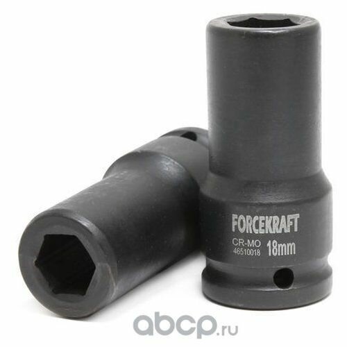 Головка ударная глубокая, 17 мм, 6 гр, 3/4 FORCEKRAFT FK46510017