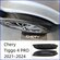 Подкрылки Chery Tiggo 4 PRO (2021-2024) из ABS пластика, комплект 2 шт, черный ц...