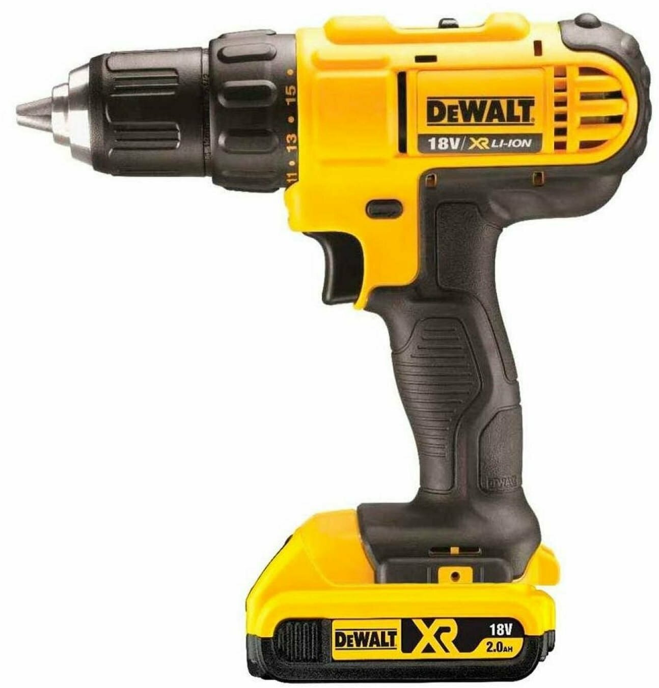 Акк. Дрель-шуруповерт 18В 2х2.0Ач 0-450/1500 об/мин DCD771D2-KS // DEWALT