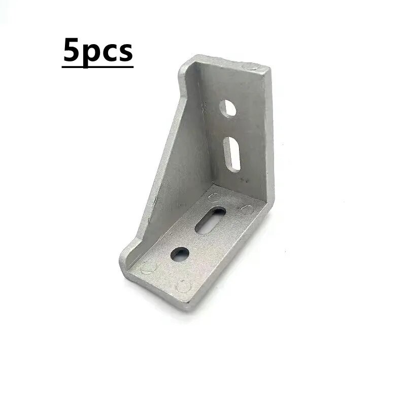 5шт. кронштейн алюминиевый, Connector, серебристый