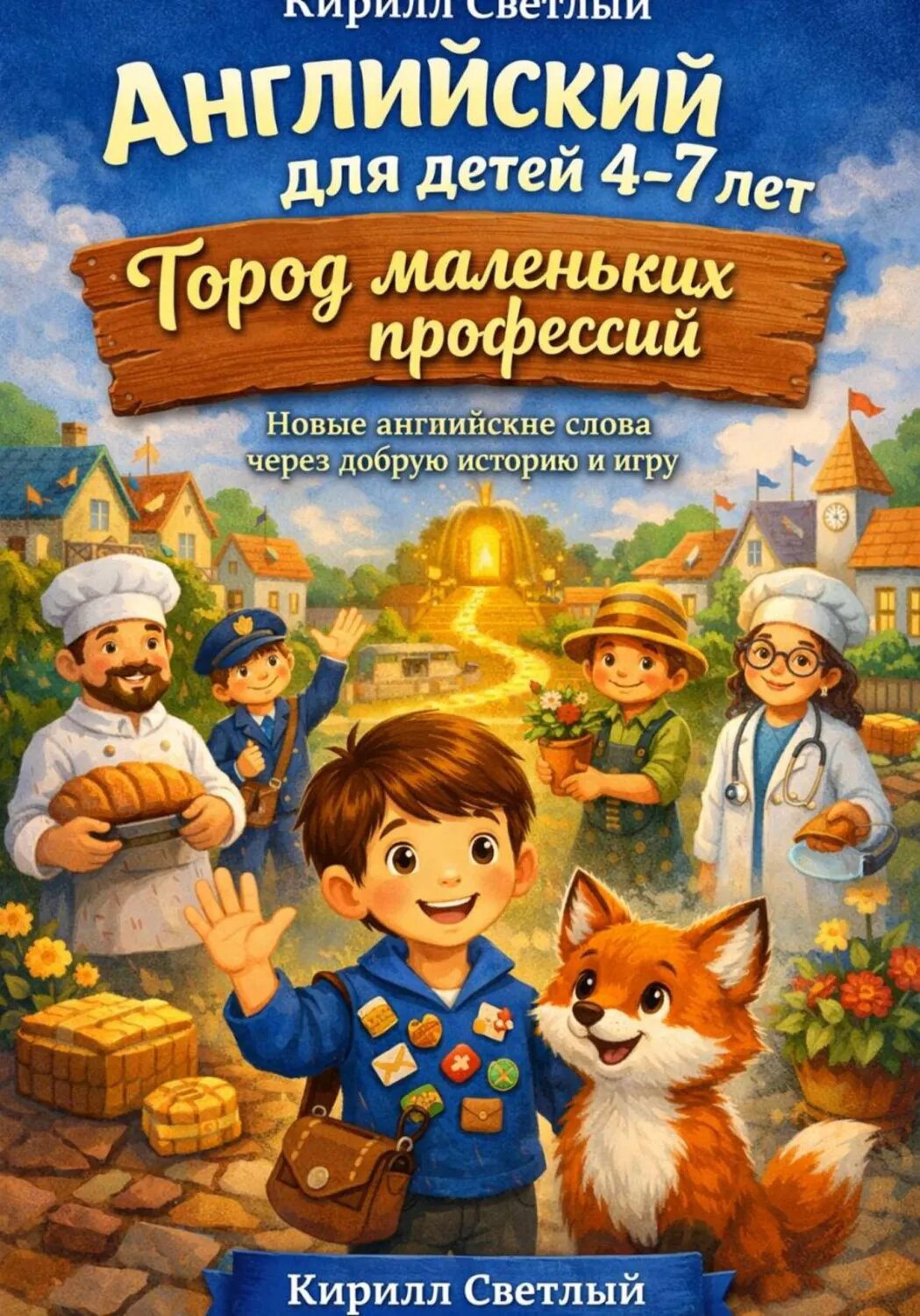 Английский для детей 4-7 лет Город маленьких профессий [Цифровая книга]