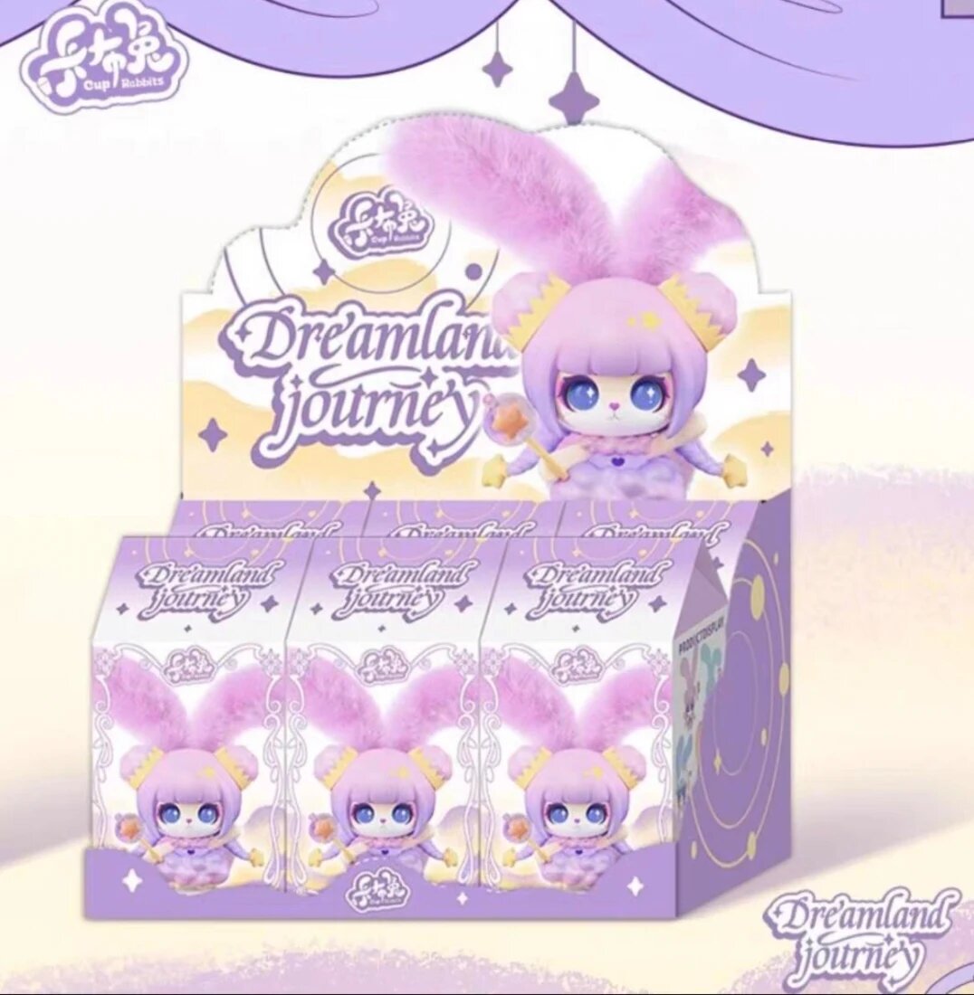 Luo Jiujiu Kabu Rabbit Dream, Сиреневый, 6 шт.