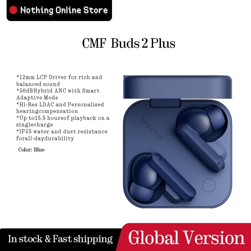 Nothing CMF Buds 2 Plus внутриканальные беспроводные наушники Синий, Blue