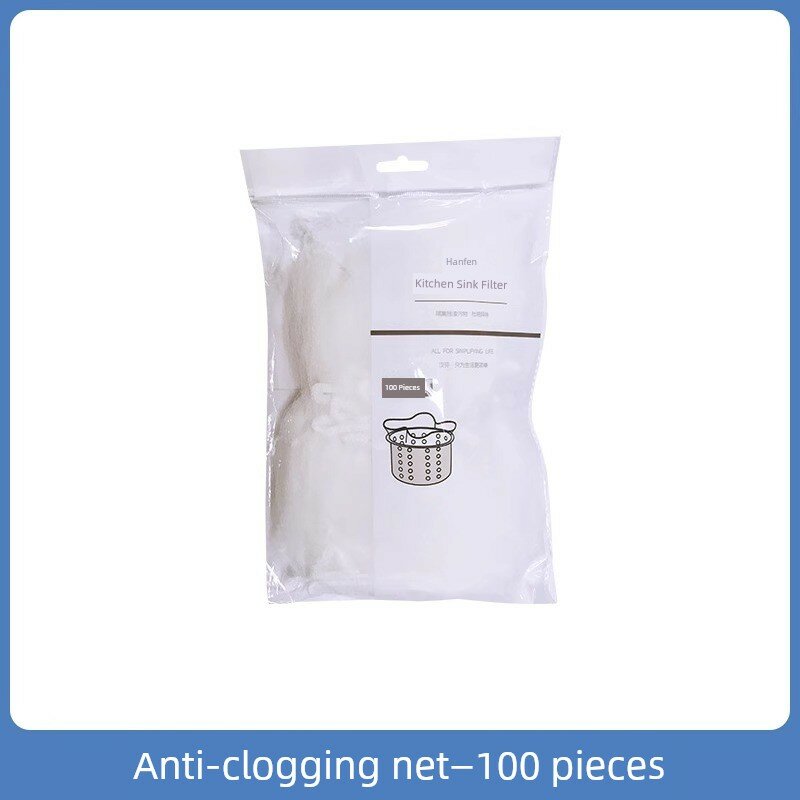 Одноразовая сетка-фильтр для раковины, корзина-фильтр для кухонного слива, сетчатый мешок для раковины против засоров.