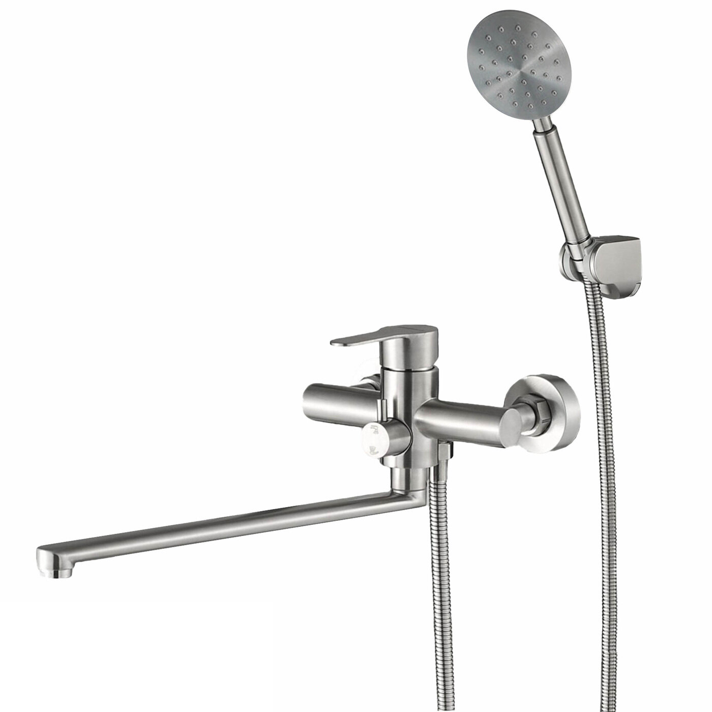 Смеситель для ванны Cerutti Ovidio VXLBN CT12085 никель матовый