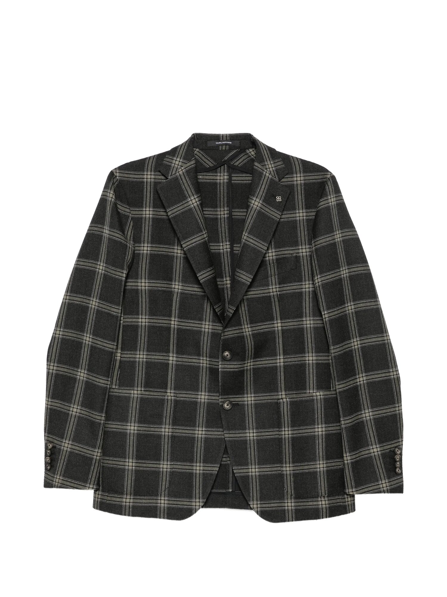 Пиджак Check-pattern single-breasted blazer
