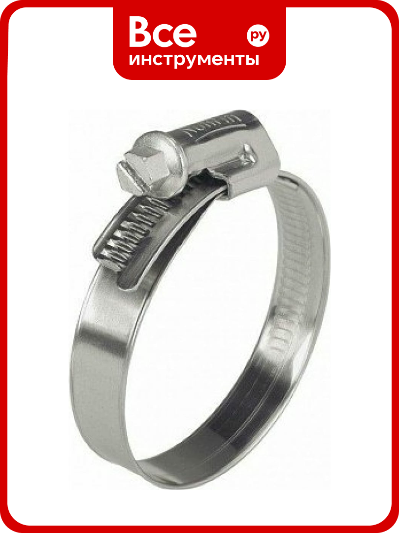 Хомут Terma 1 1/16" 14-27 мм 24145 19022 червячный стальной оцинкованный хомут промышленного назначения