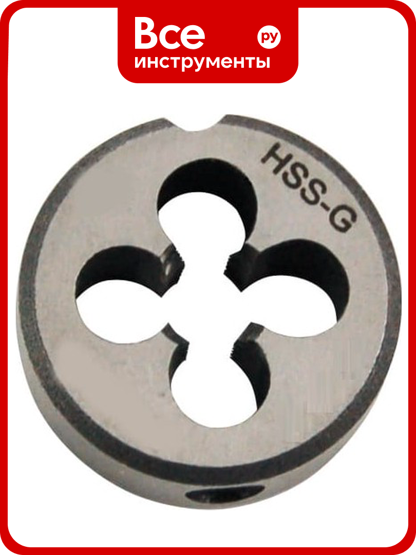 Плашка D.BOR DIN 223 Form-B HSS-G, M6x1,00, 20х7 D-TCT-700-060-100