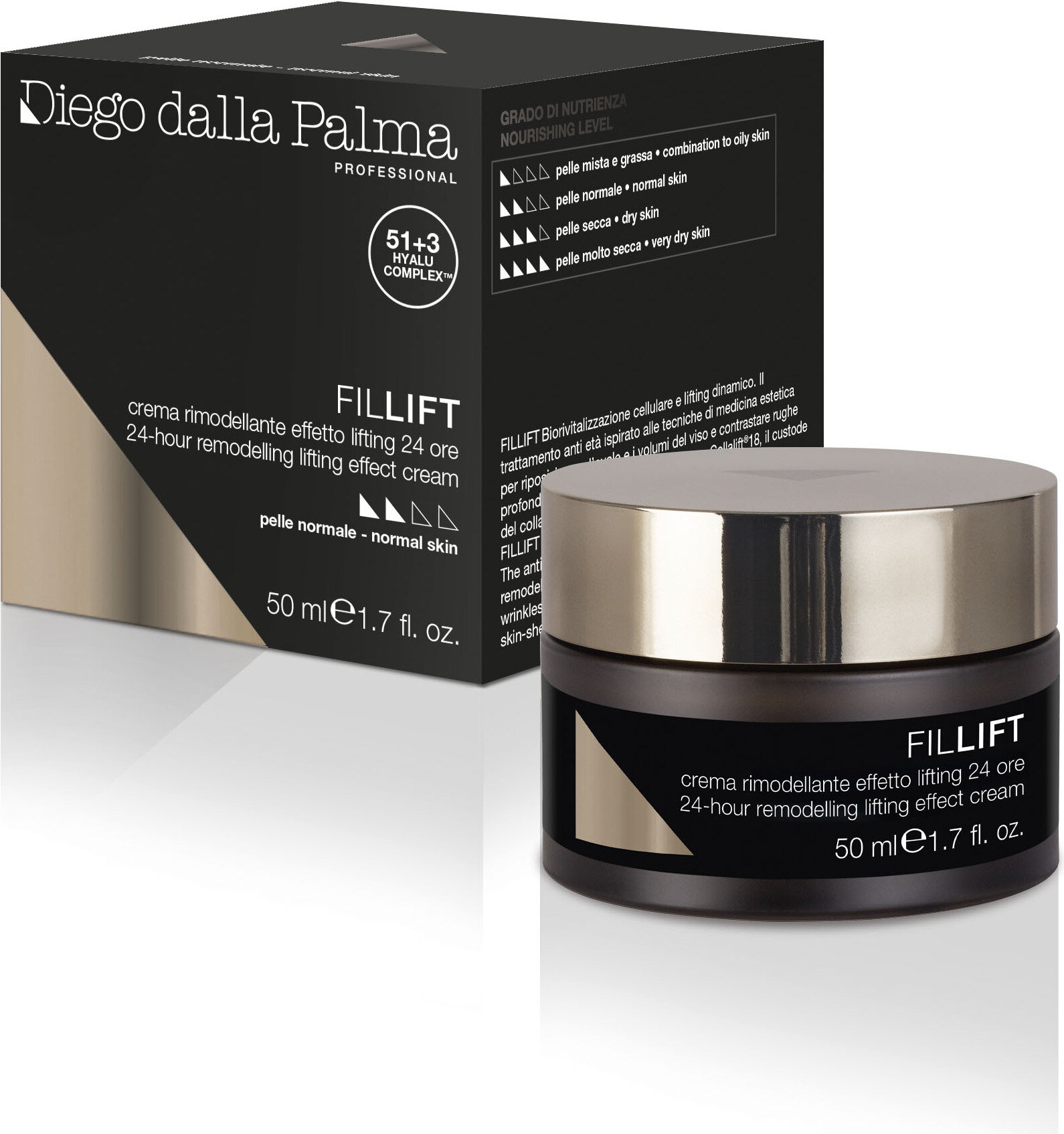 Diego dalla Palma Моделирующий лифтинг крем 24 часа Fillift Fillift 24-hour Remodelling Lifting Effect Cream 1 шт.