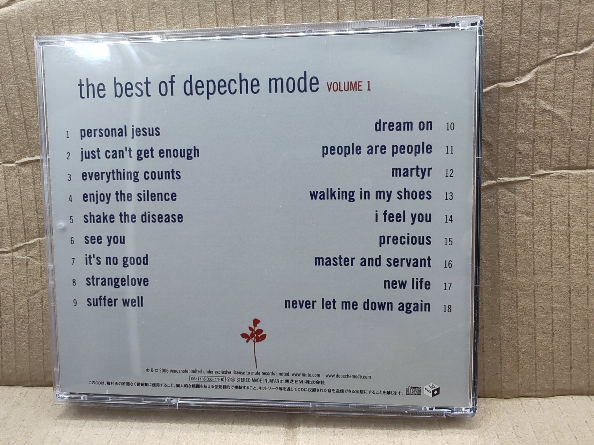Диск - Depeche Mode - The Best of volume 1 — фото 1