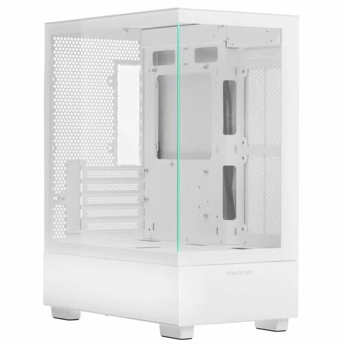 Компьютерный корпус PowerCase Vision Micro M (CVMMW-LO) белый - Mini Tower, Micro-ATX, USB 2.0 Type-A, USB 3.2 Gen 1 Type-A