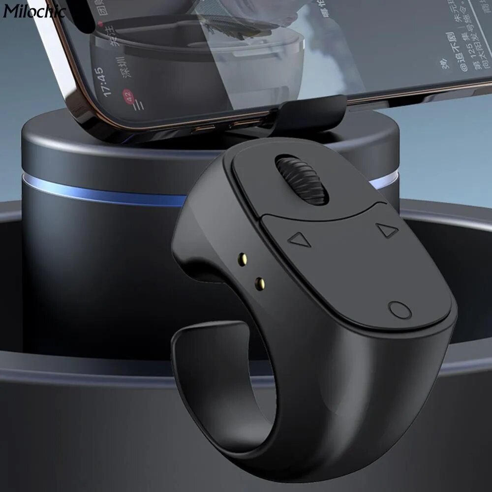 Кольцевой Bluetooth-пульт JX-12, управление на 10м, для смартфона