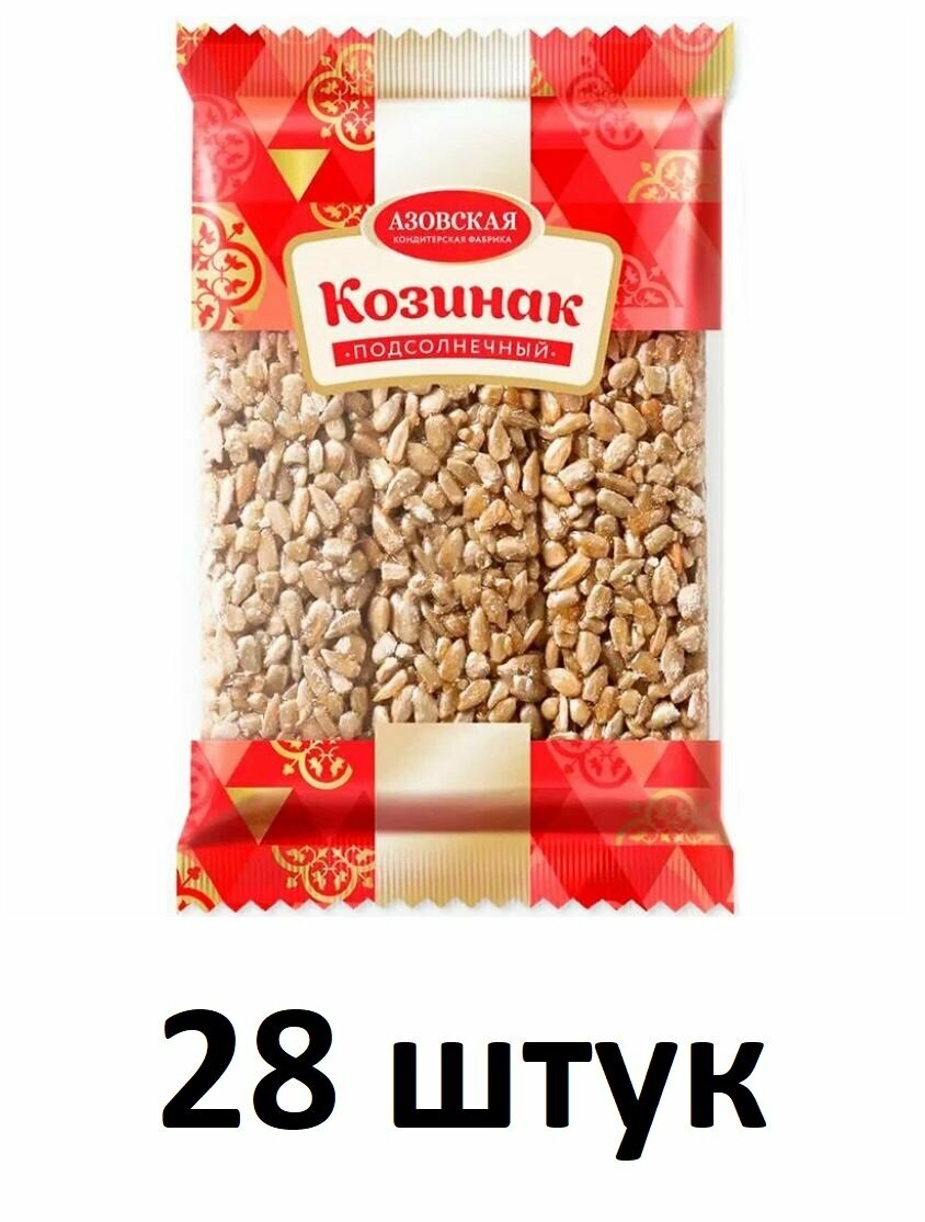 Азовская кондитерская фабрика Козинак подсолнечный, 150 гр - 28 штук