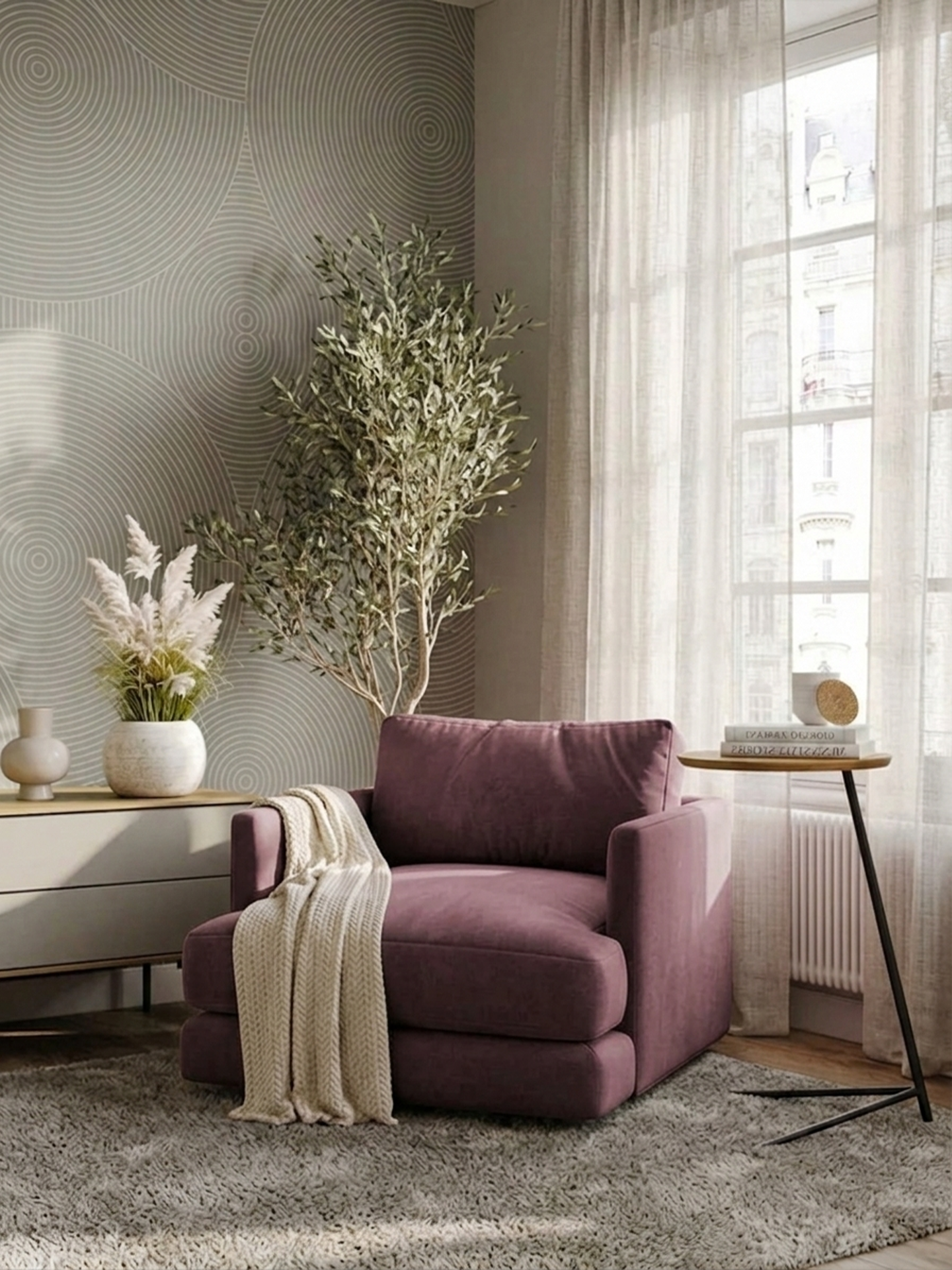 Кресло Ибица Velutto 15 NOW 93x93x90 см, бордовый Велютто, нераскладной Фиеста