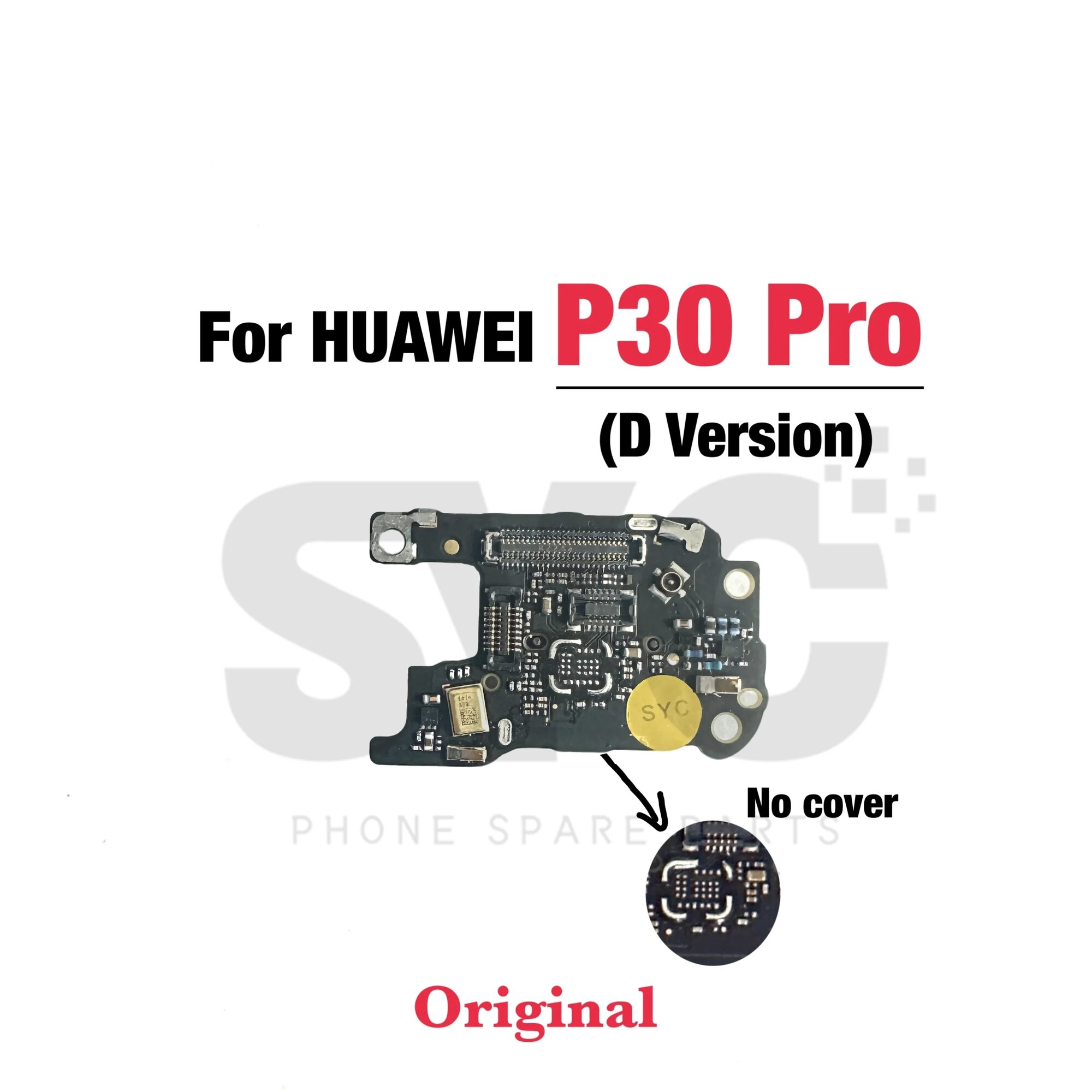 Оригинальный разъем Sim для Huawei P30 Pro, слот для чтения SIM-карт, держатель гнезда, гибкий кабель, запасные части