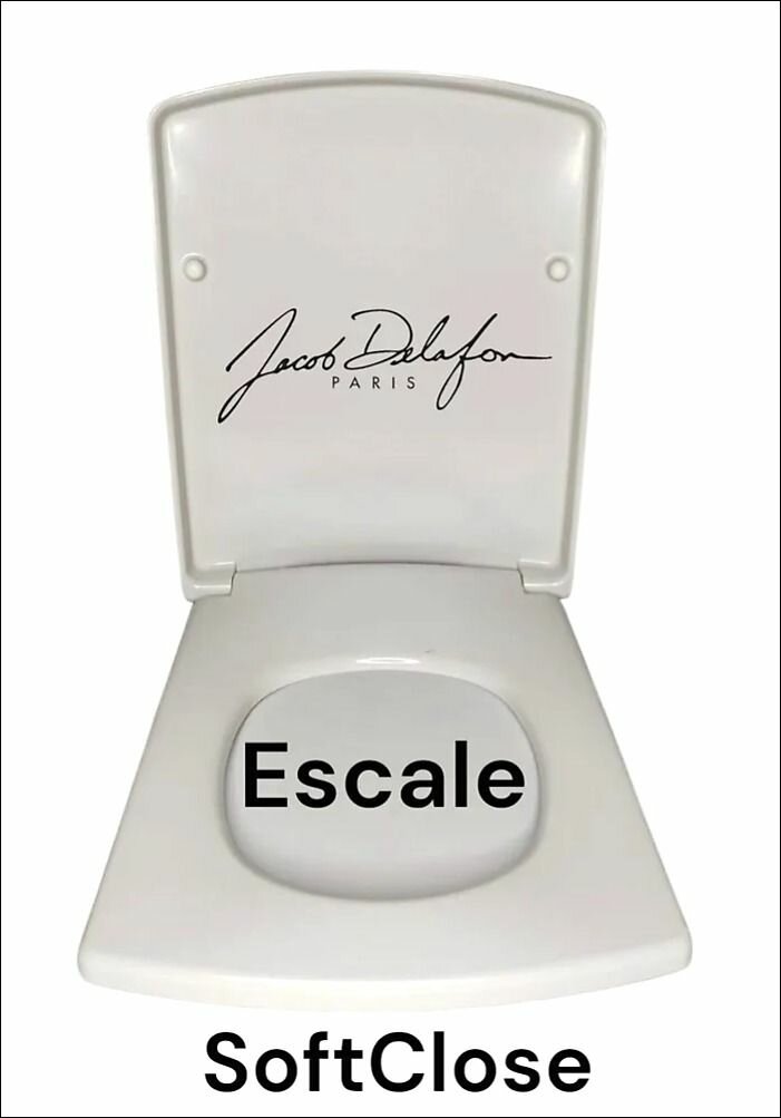 Крышка сиденье для унитаза Escale Jacob Delafon SoftClose с микролифтом