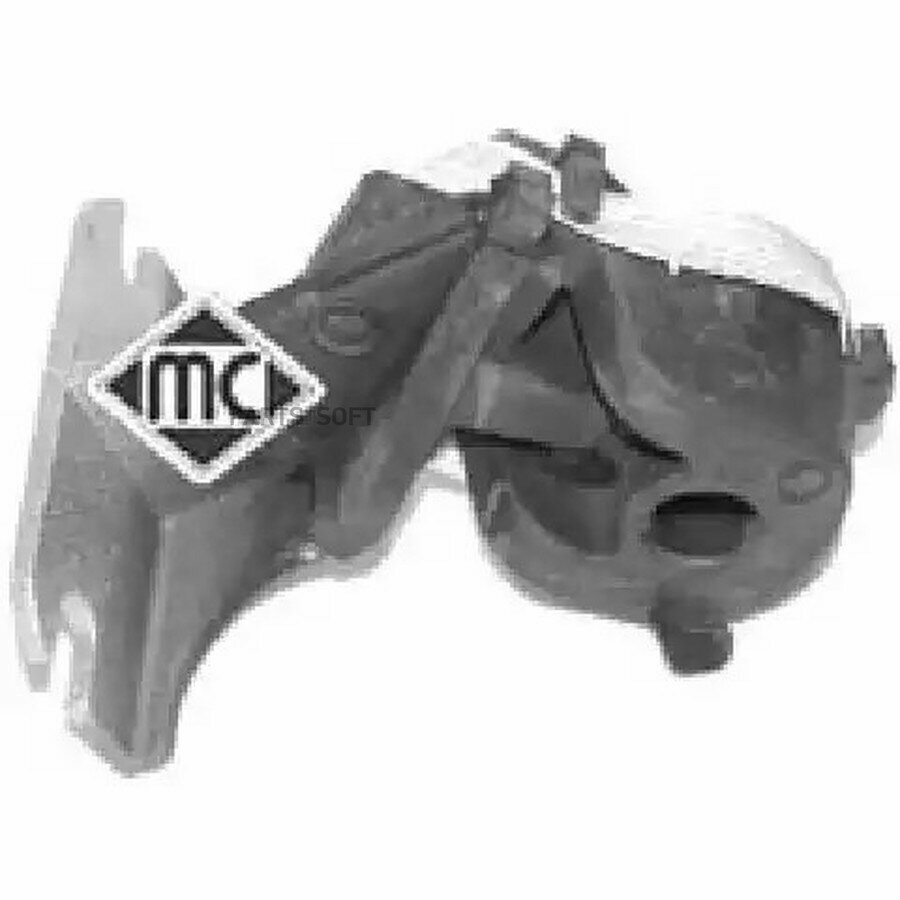 Кронштейн глушителя PEUGEOT 307/308 1.4/1.6/HDI/2.0/HDI 02- от официального дистрибьютора, METALCAUCHO, артикул 04423