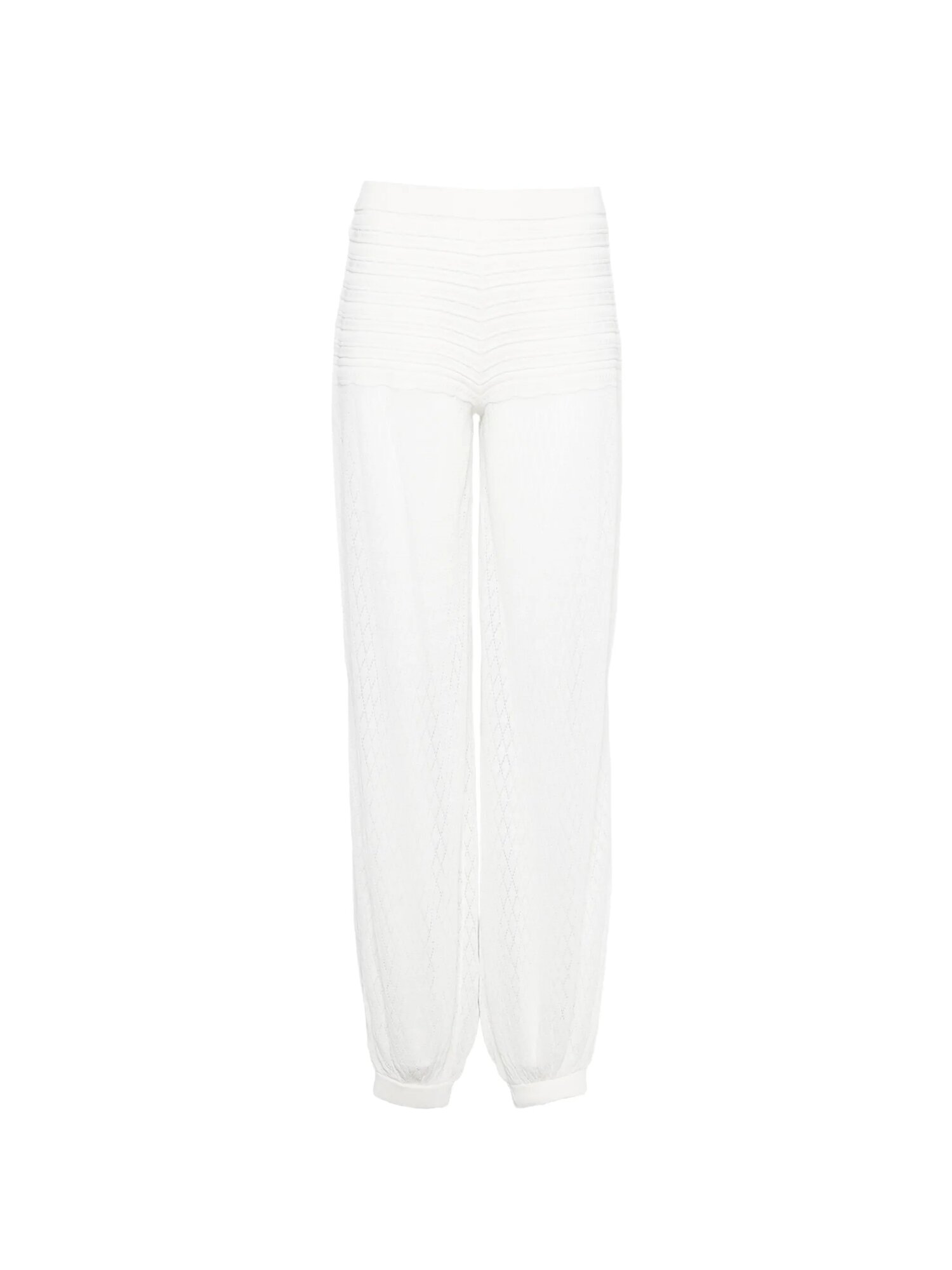 Брюки Devyn pointelle-knit trousers