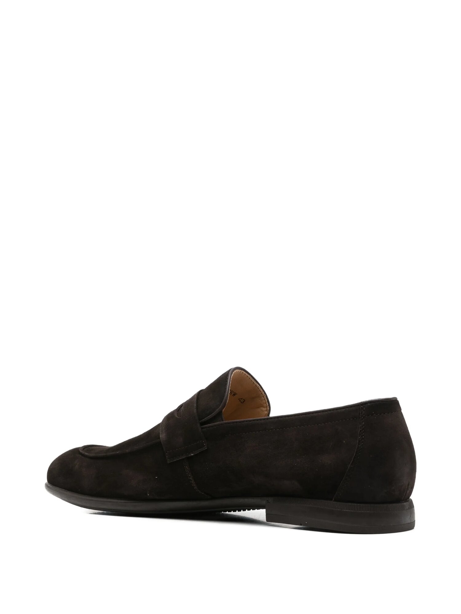 Лоферы Alberto Gozzi Almond-toe loafers, размер 45, brown — фото 1