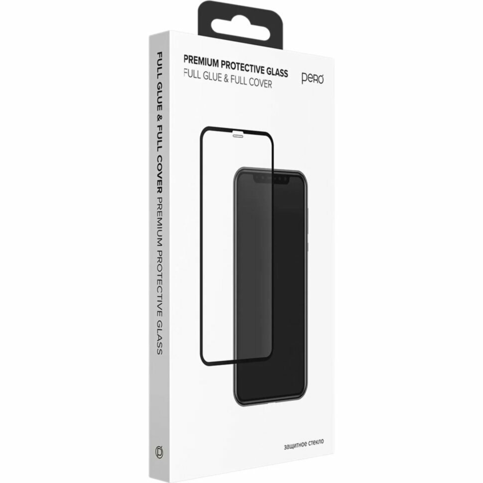Защитное стекло PERO Full Glue для TECNO SPARK 30C, черное, 2332776