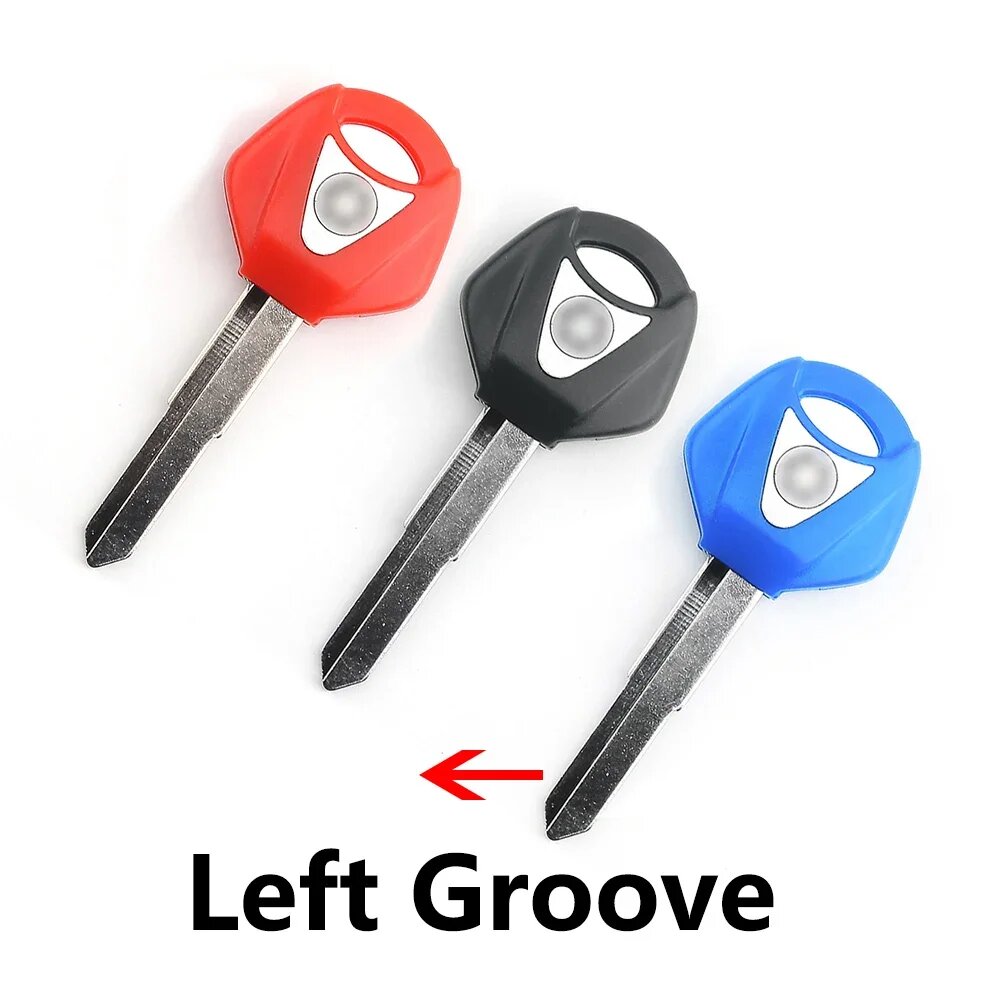 3 шт. Пустые ключи для Yamaha YZF-R3 R25 MT-03 MT-15 Left Groove, Красный, Черный, Синий