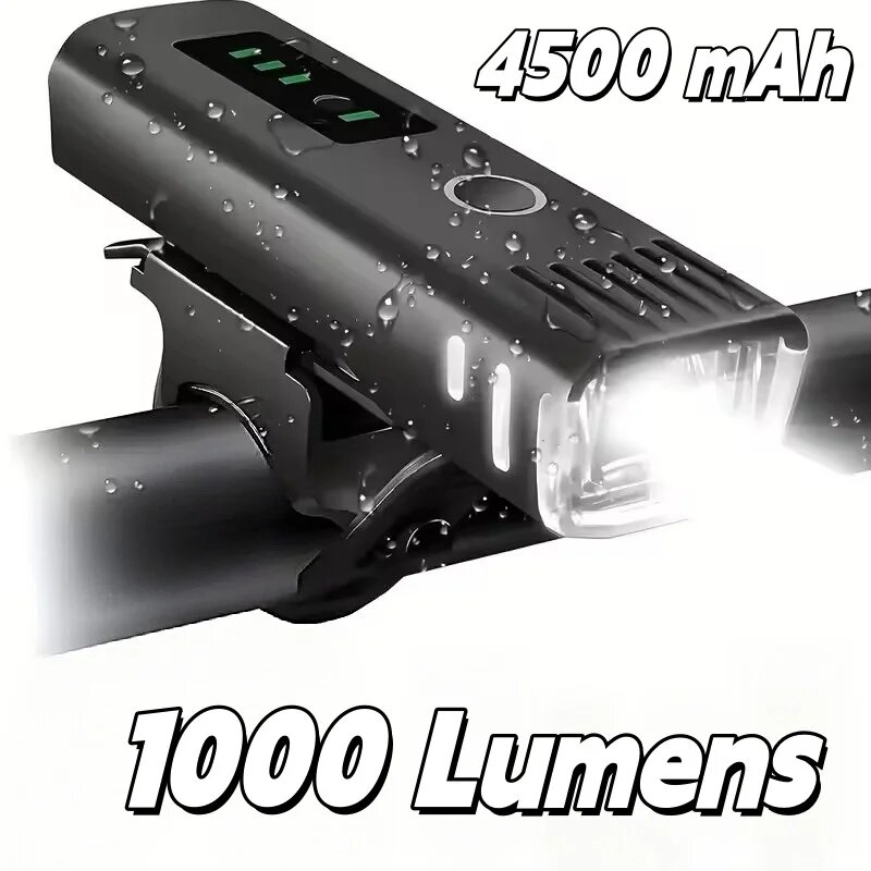 Велофонарь LED 1000 Лм USB