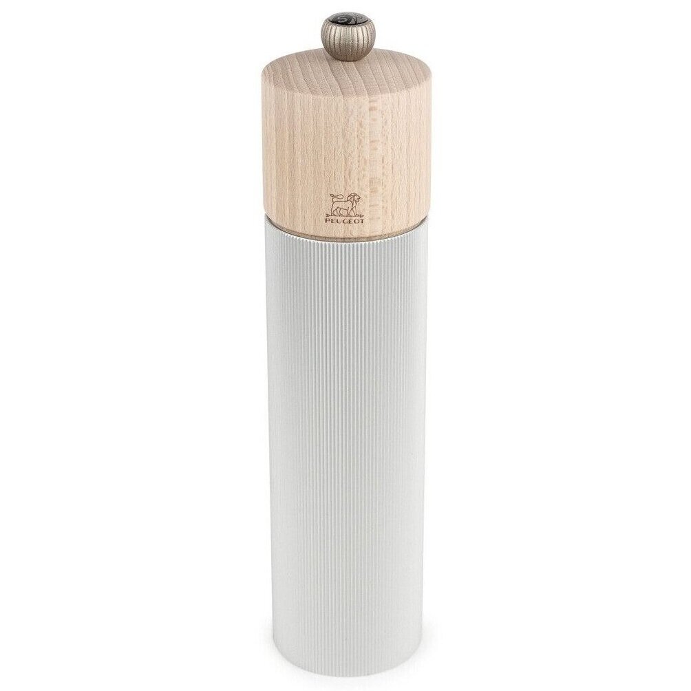 Мельница для соли Peugeot Line Moulin à sel manuel en bois et aluminium alu 4486200