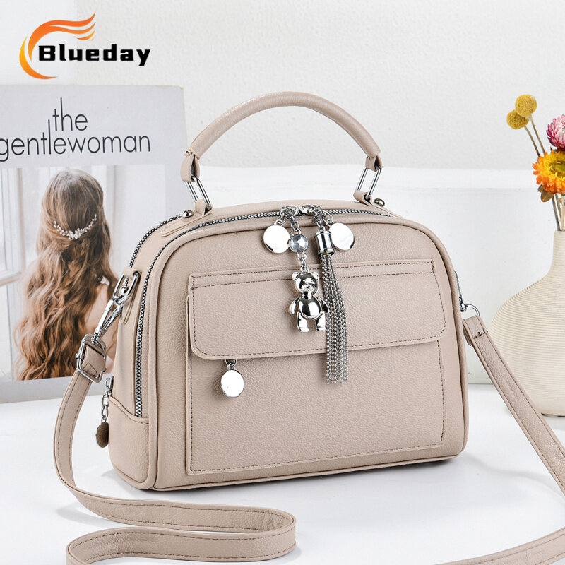 Просторная женская сумка с несколькими отделениями лаконичного солидного дизайна новая модель в наличии, ручная и косая для работы