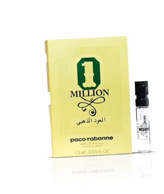 Мужской парфюм Paco Rabanne 1 Million Golden Oud 1.5 мл - миниатюра / Голден Уд