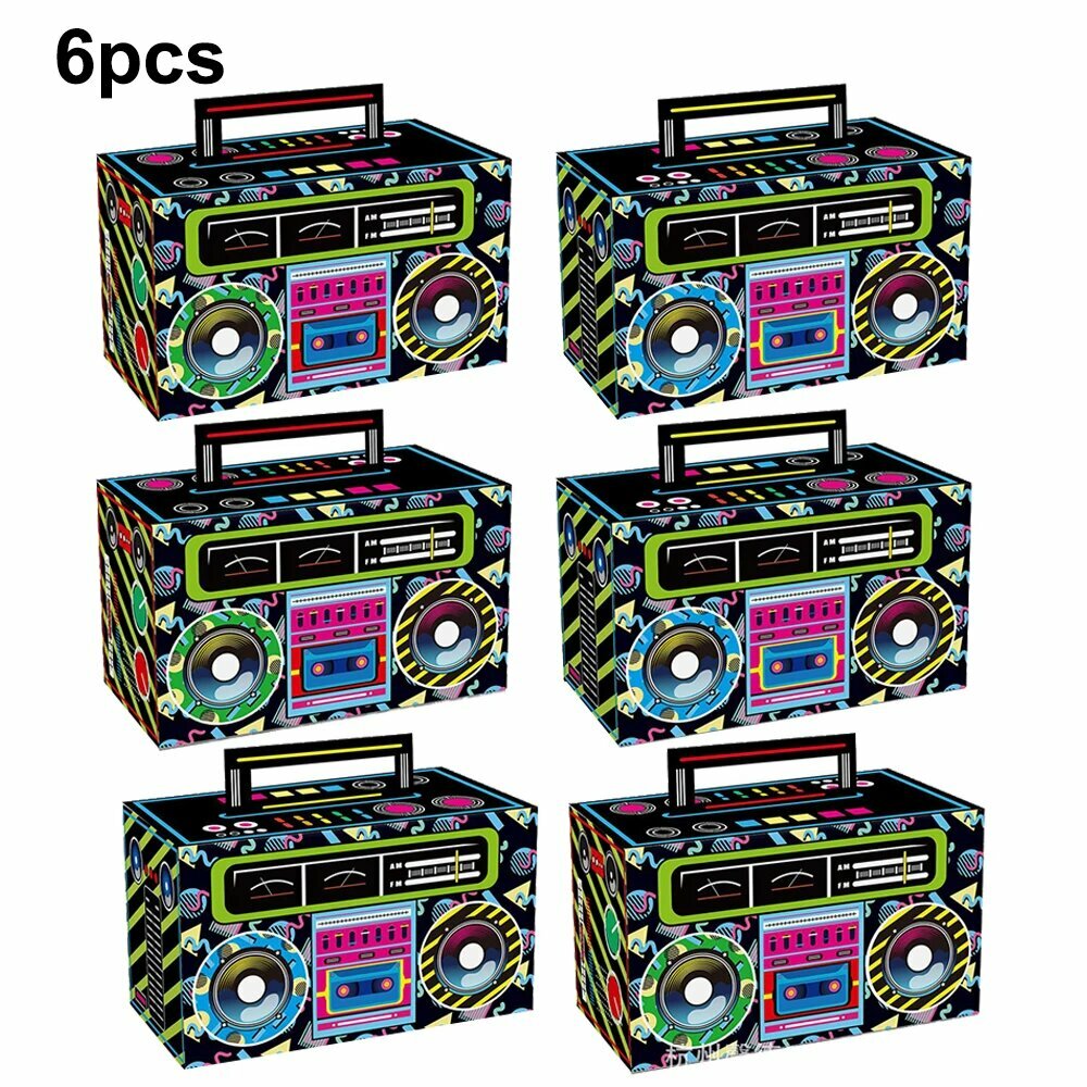 Украшения для вечеринки в стиле 90-х, 6 шт, Radio candy box