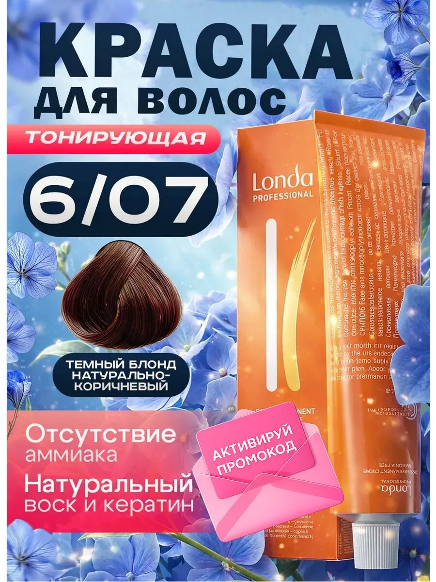Тонирующая краска для волос профессиональная без аммиака