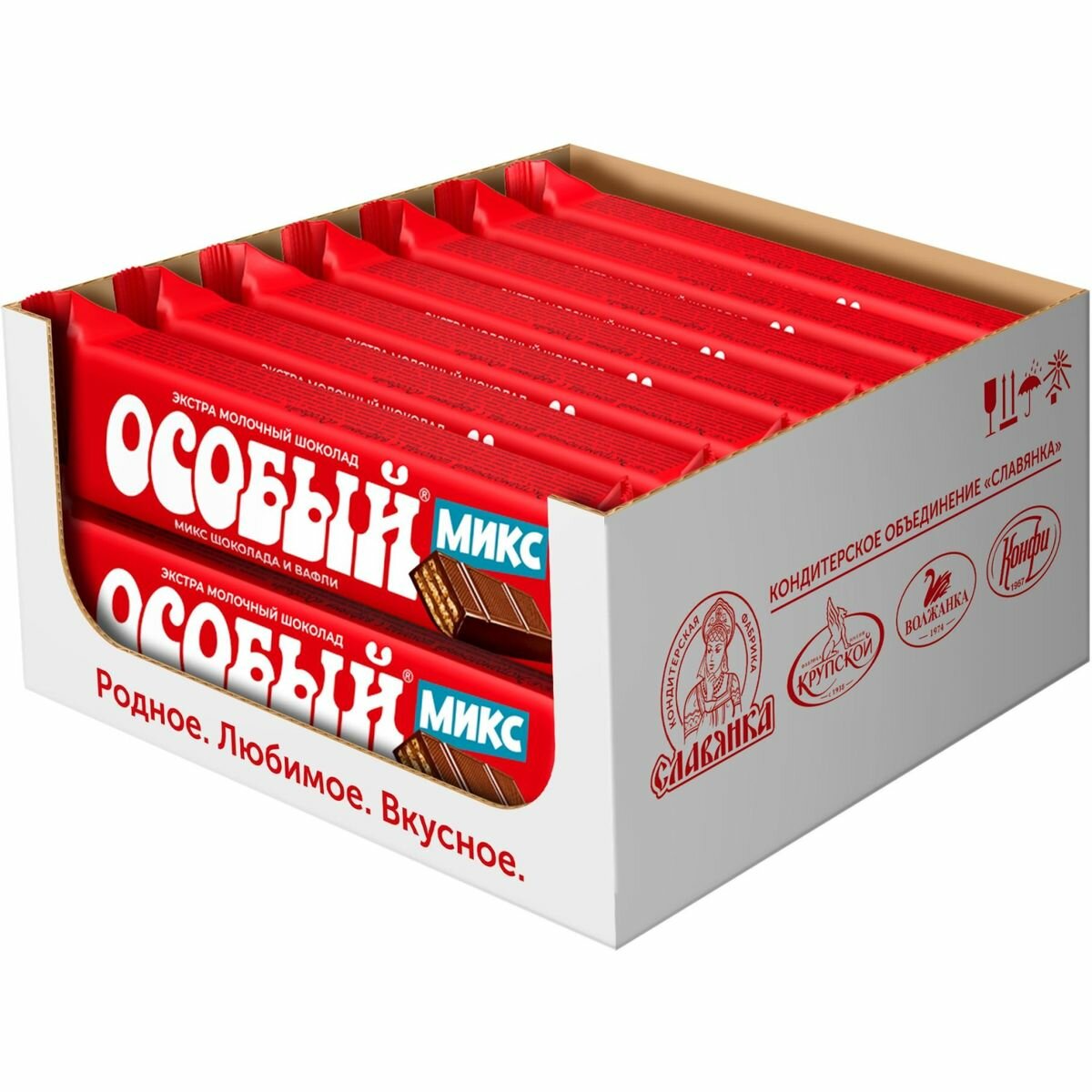 Шоколадный батончик Фабрика им. Крупской Особый шоколад (14шт. по 40г) (2483364), 1 уп.