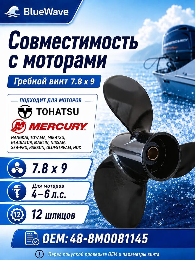 BLUEWAVE Propeller Лопасть весла — фото 1