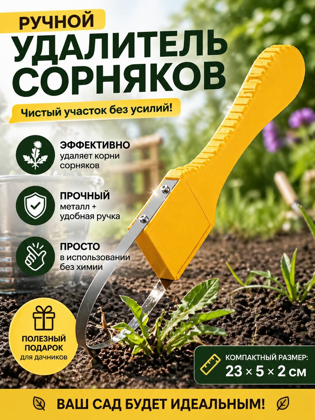 Рыхлитель , Пластик, 5 см
