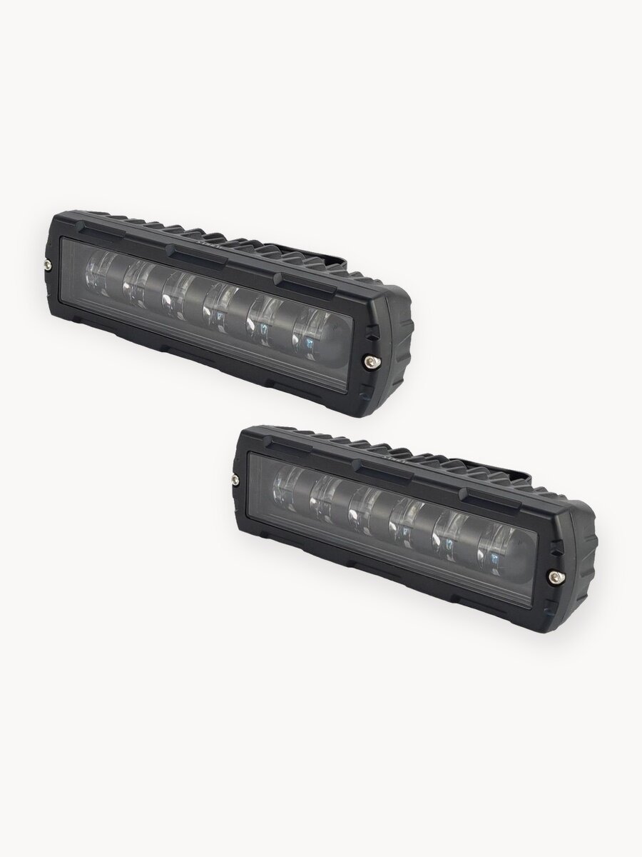 Светодиодные доп. фары ближнего света LS-D36W прямоугольные 72 Вт (комплект 2шт) с СТГ/ 9-80 В