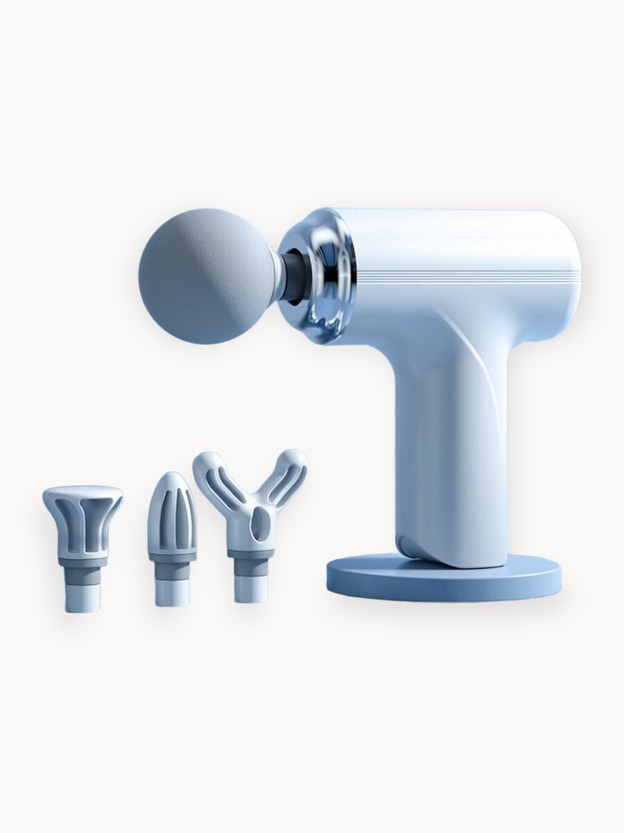 Массажер TopTrend, ударный, для тела/шеи, вибромассаж, перкуссия, 6 режимов, портативный