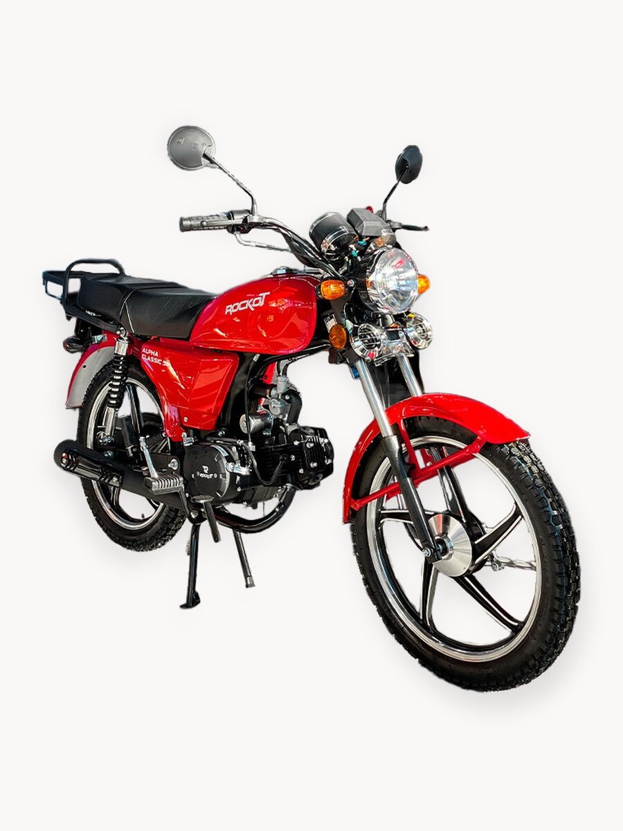 Мопед ROCKOT ALPHA CLASSIC (красный глянцевый)