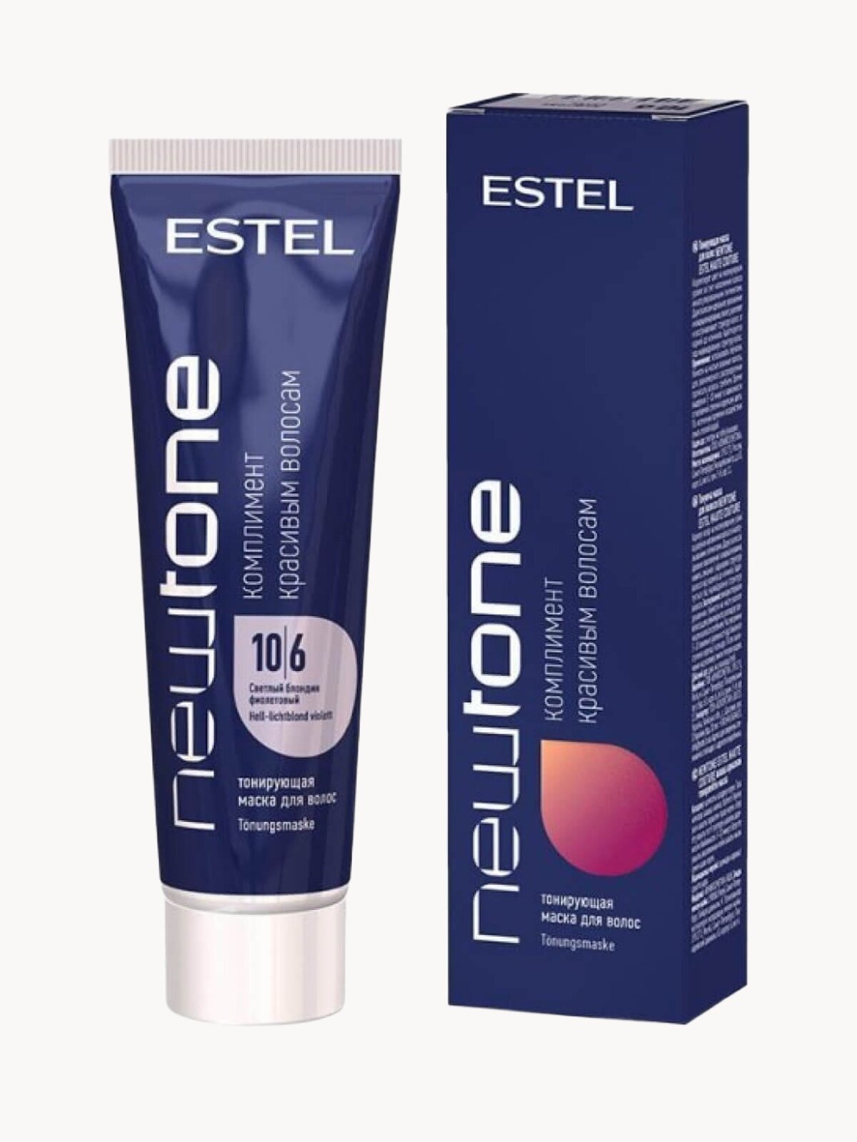 10/6 Тонирующая маска для волос 10/6 Светлый блондин фиолетовый 60 мл. NTB10/6