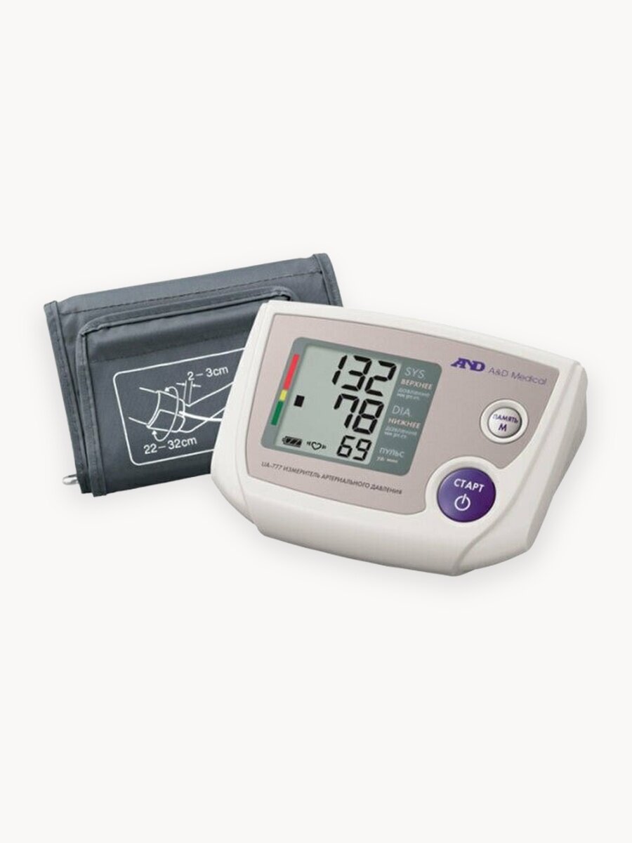 Тонометр A&D UA-777 белый