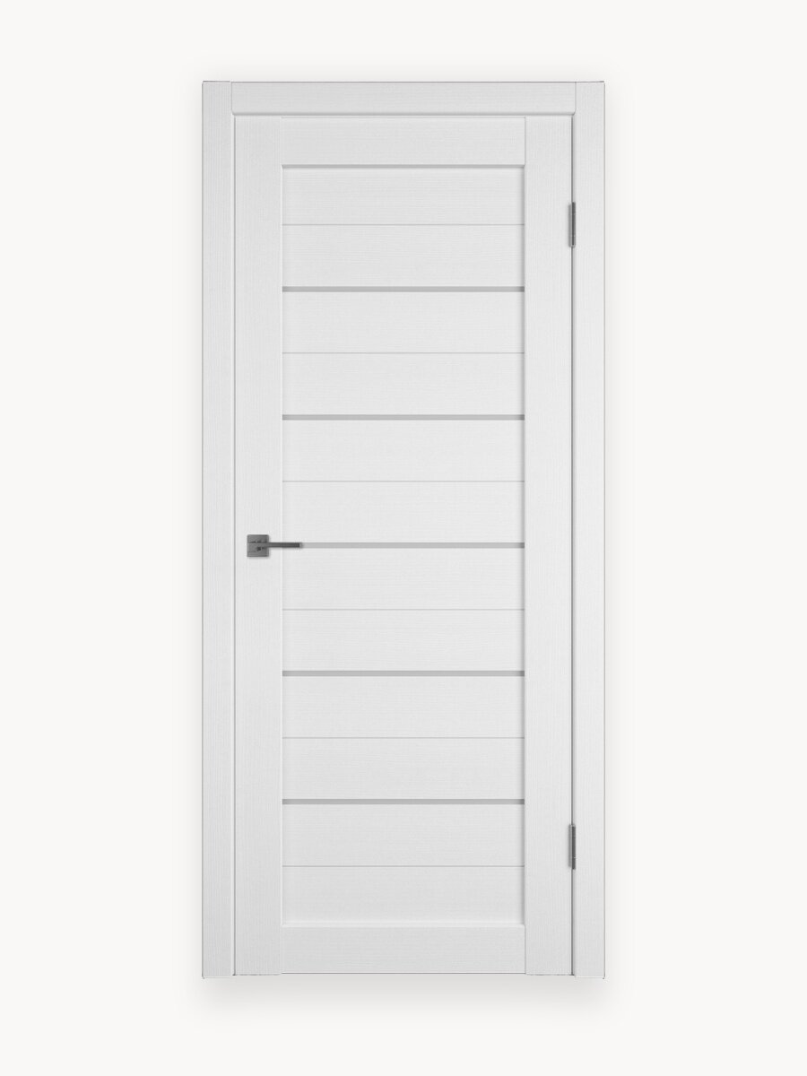 Межкомнатная дверь А5 Сноу 800х2000 мм матовое стекло (комплект)